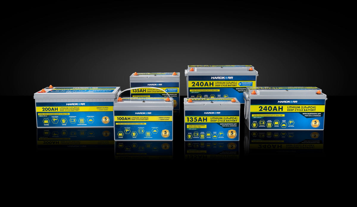 Battery size / dimensions comparison chart – HARDKORR