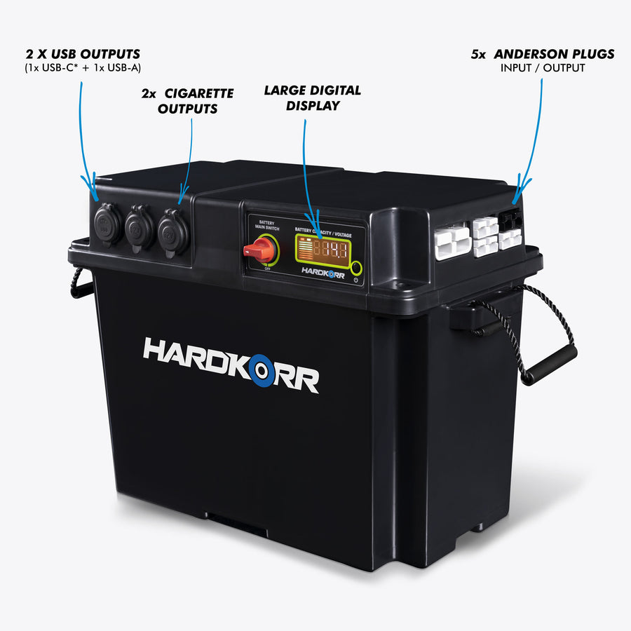 Hard Korr Heavy Duty Battery Box - Black
