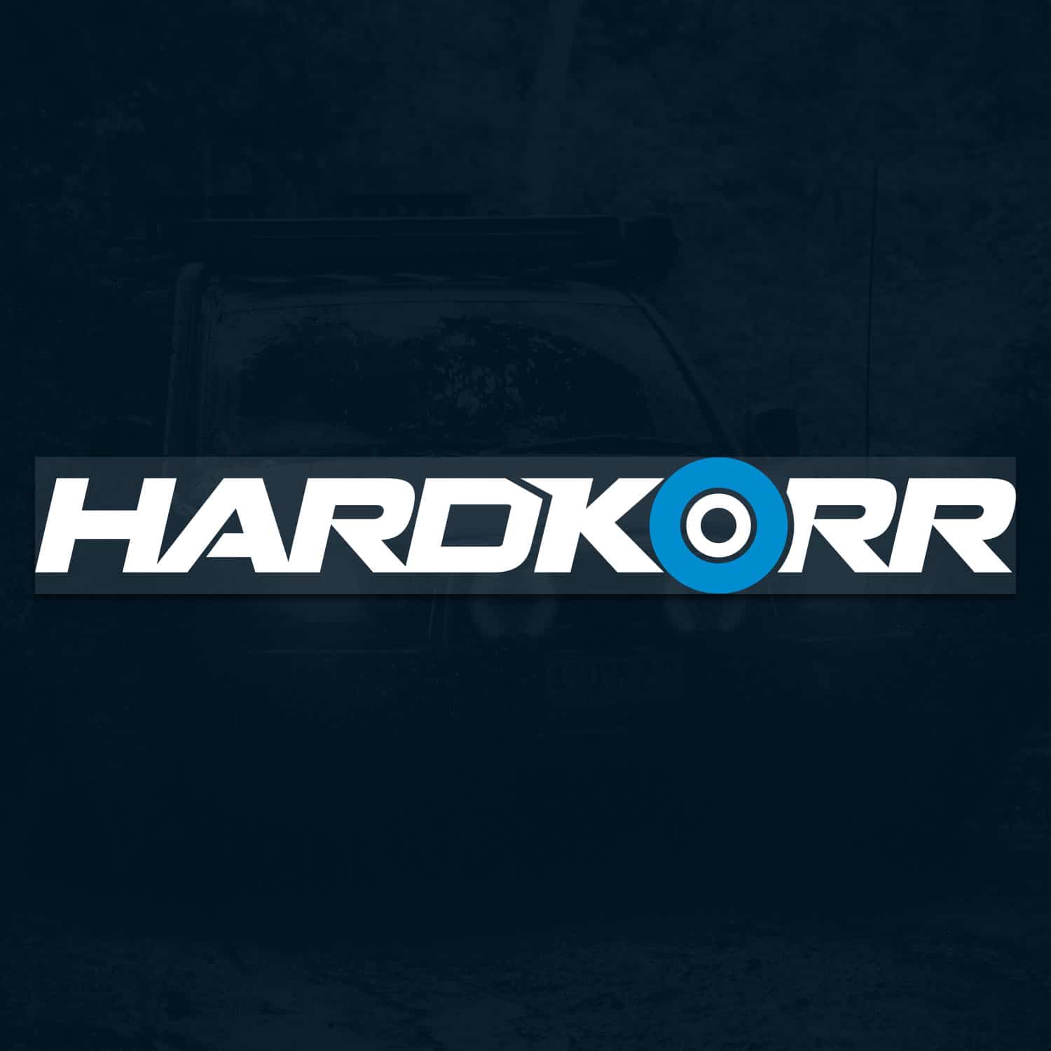Hardkorr Sticker White/Blue – HARDKORR