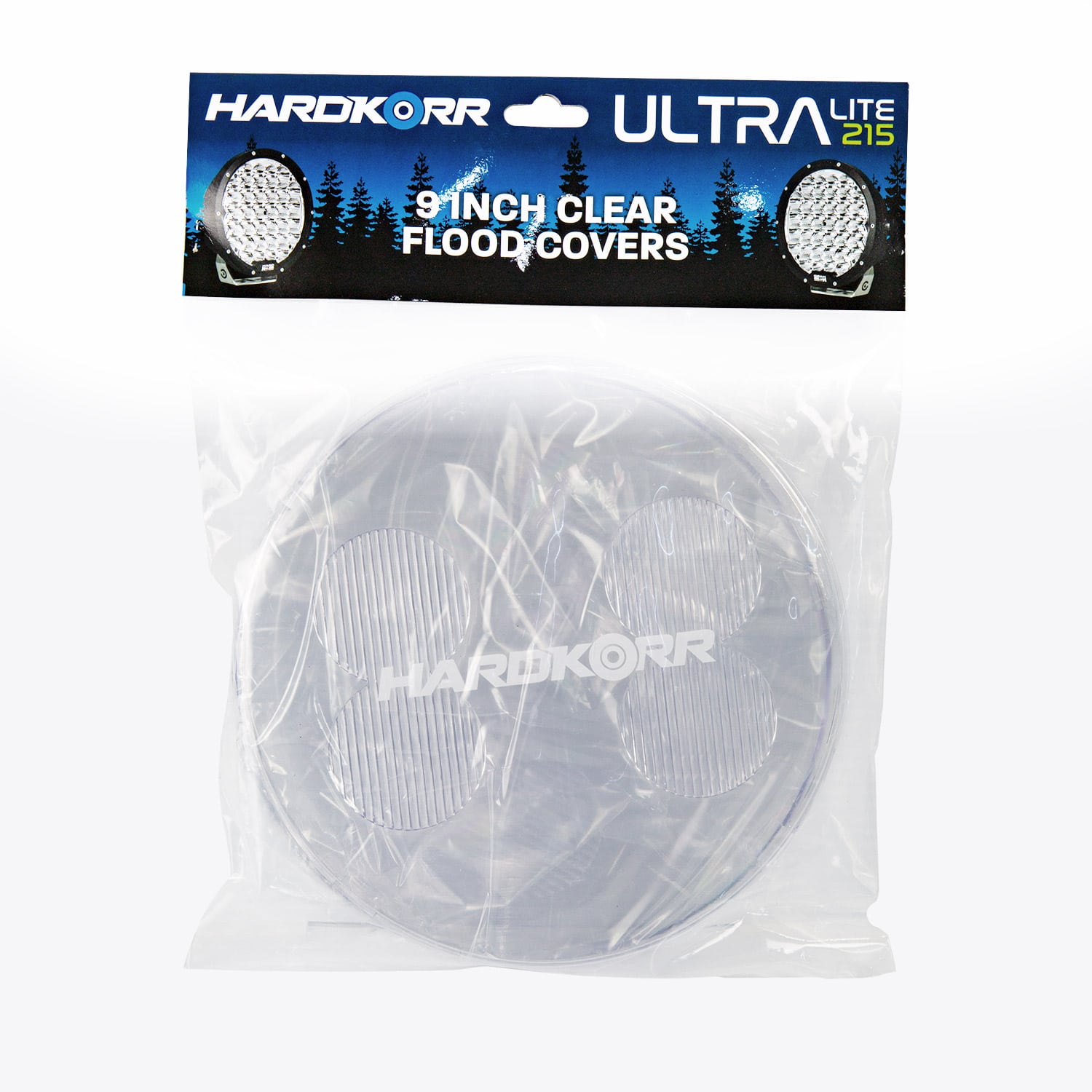 9" Clear Covers for Driving Lights With Flood Reflectors – HARDKORR