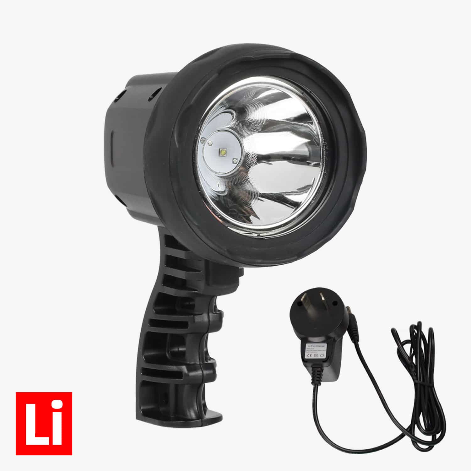 5W Rechargeable Hand-Held Hunting Spotlight – HARDKORR